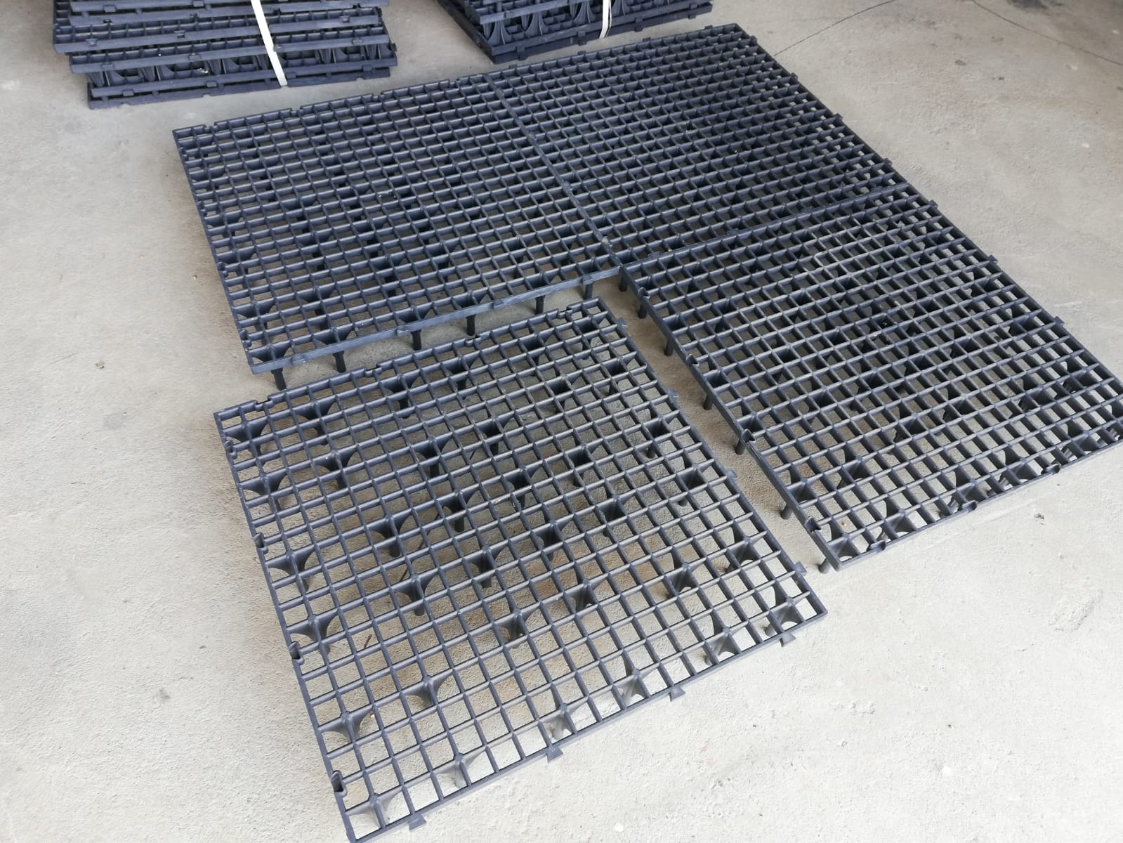 Grătar pentru podea 50 x 50 x 8cm gri - Accesorii ferma